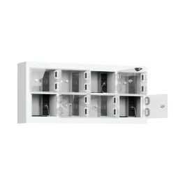 Pure 8 Door Mobile Phone Locker with Clear Doors